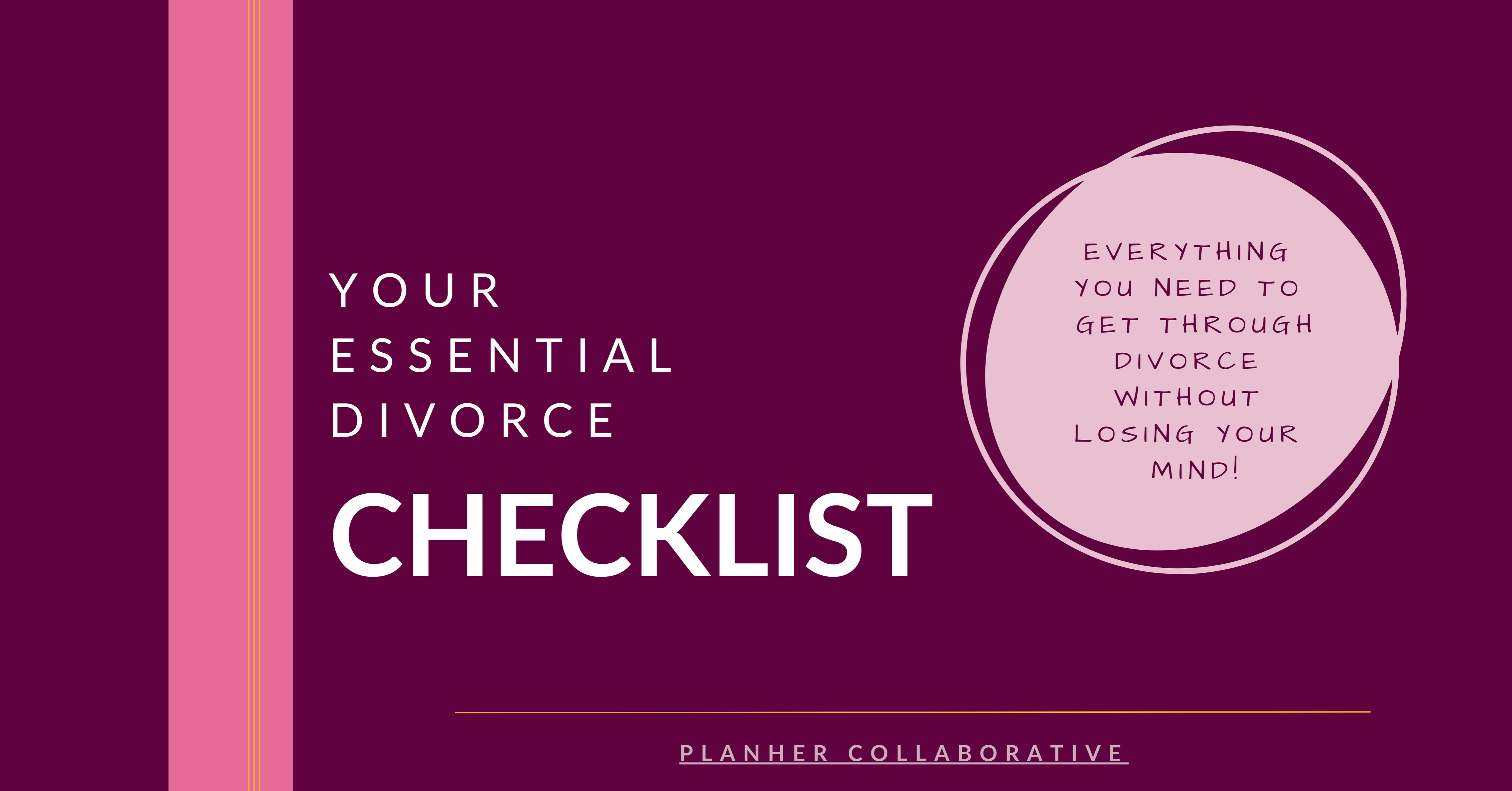 Get Your Ultimate Divorce Checklist! - Showit Blog